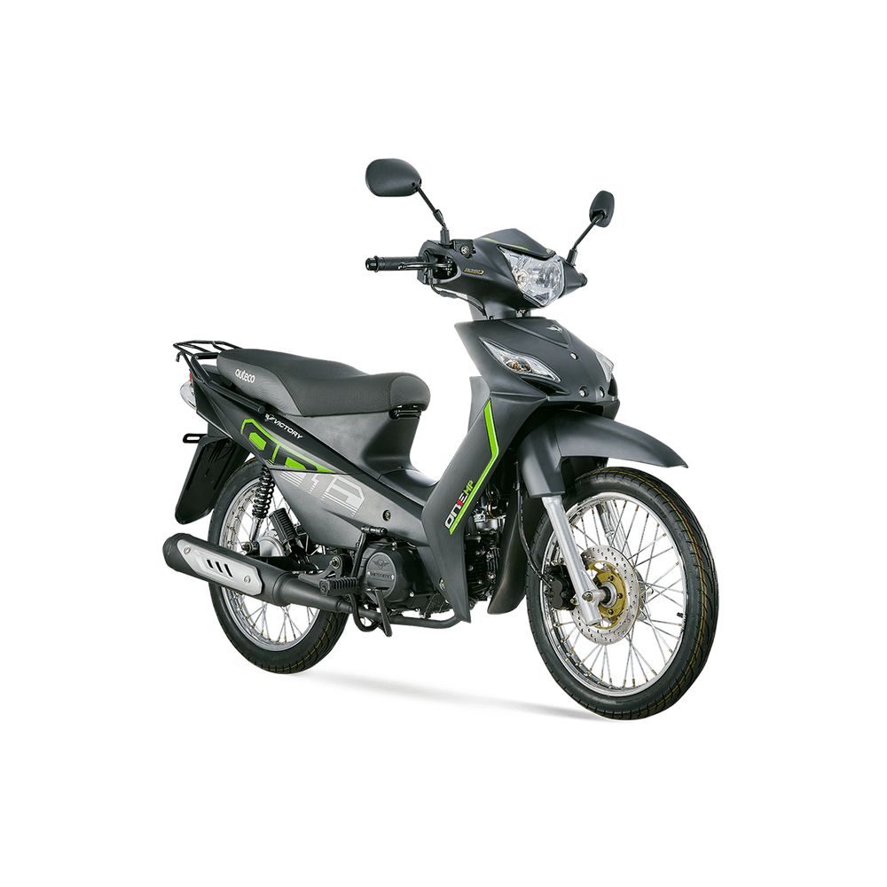 Moto Victory One MP Modelo 2024 Negro Mate - Verde - electrojaponesa